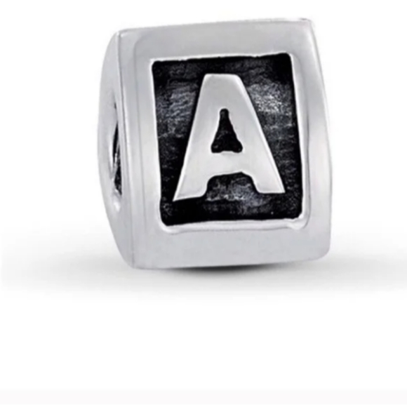 Pandora | Jewelry | Authentic Pandora Letter A Alphabet Triangular ...
